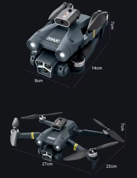 M3 Y3 MAX Drone Brushless Motor Triple 4K Gimbal Camera